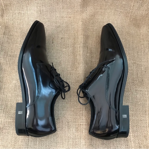 Versace | Shoes | Versace Collection Mens Lace Patent Leather Dress ...